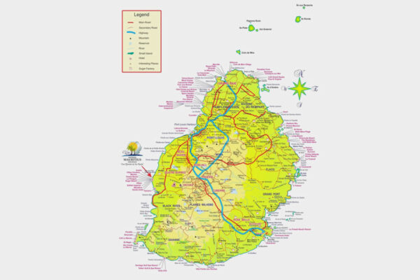 Map of Mauritius : Hotels, Attractions and Travel Planning